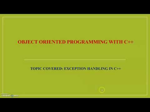 Exception Handling In C Part I Youtube
