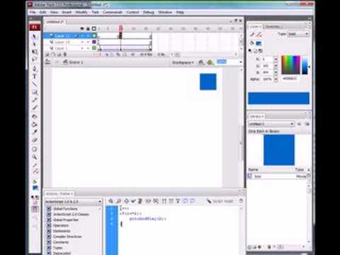 Creating Loops With Flash Actionscript Youtube