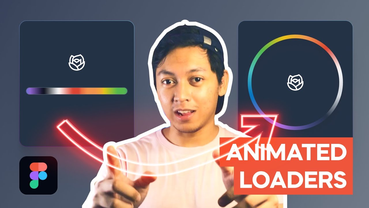 Figma S Rainbow Loading Animation Prototype Tutorial Youtube