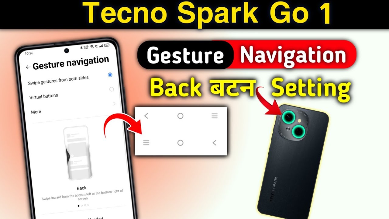 Tecno Spark Go 1 Back Button Settings Tecno Spark Go 1 Back Button