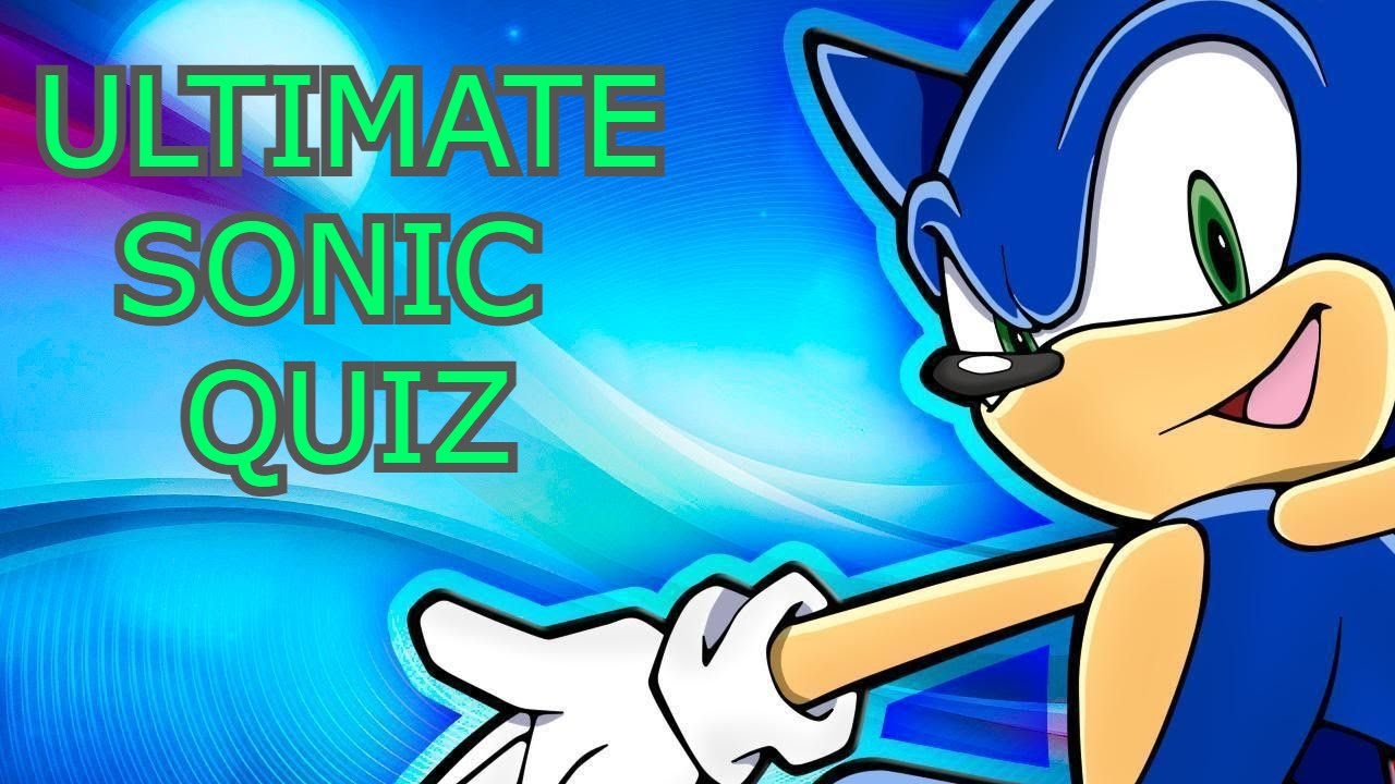 Another Quiz The Ultimate Sonic Quiz Youtube