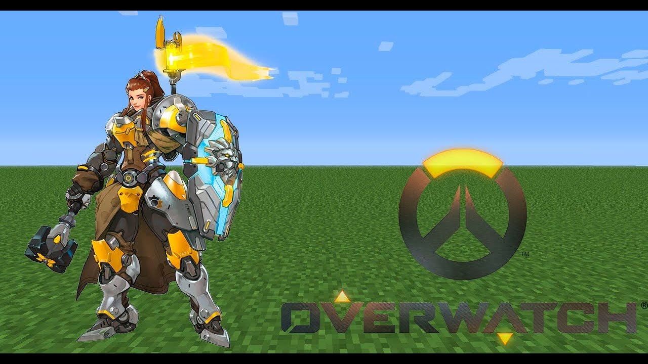 Minecraft Pixel Art Tutorial Brigitte Overwatch Youtube