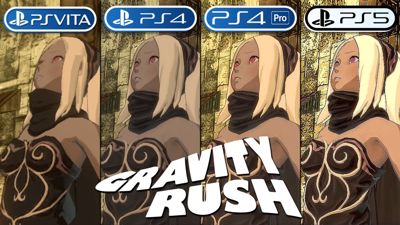 Gravity Rush Ps Vita Vs Ps4 Vs Ps4 Pro Vs Ps5 Graphics Comparison