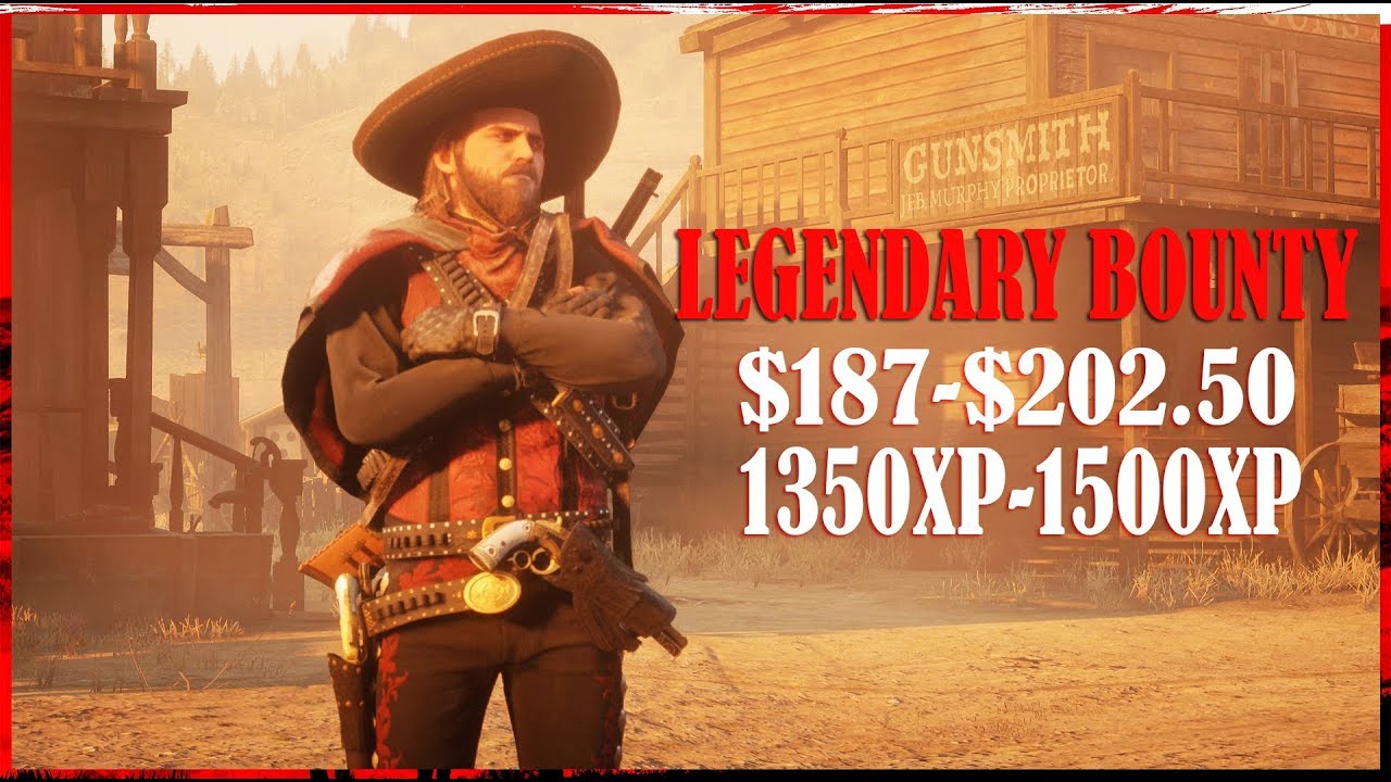 Red Dead Online Bounty Hunters New Legendary Bounty