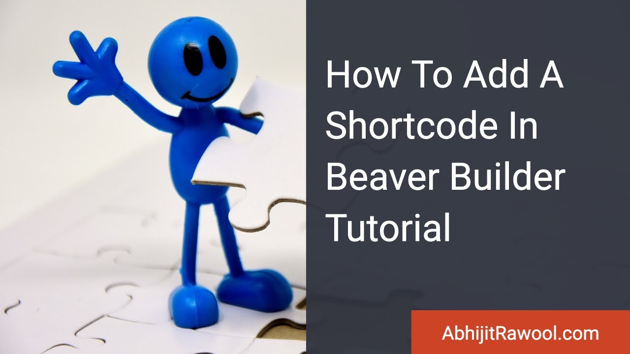 How To Add A Shortcode In Beaver Builder Tutorial Youtube