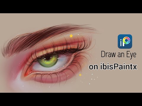 How I Draw Eyes Ibispaintx Youtube
