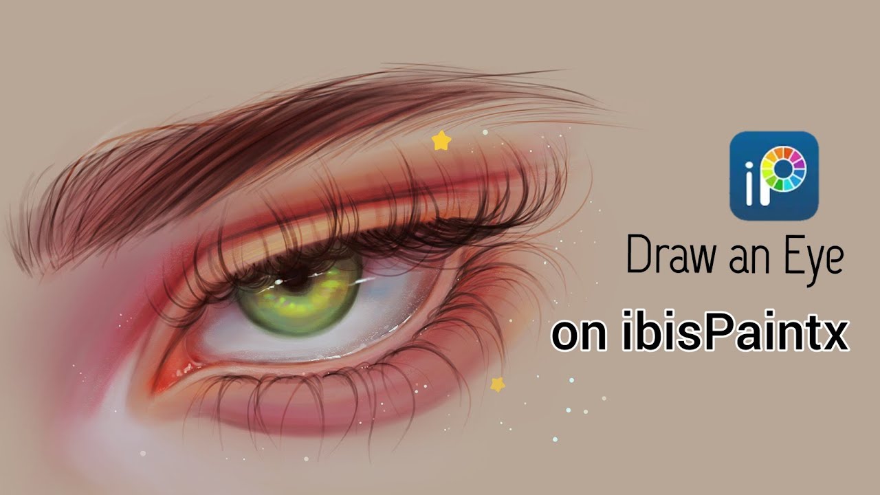 How I Draw Eyes Ibispaintx Youtube