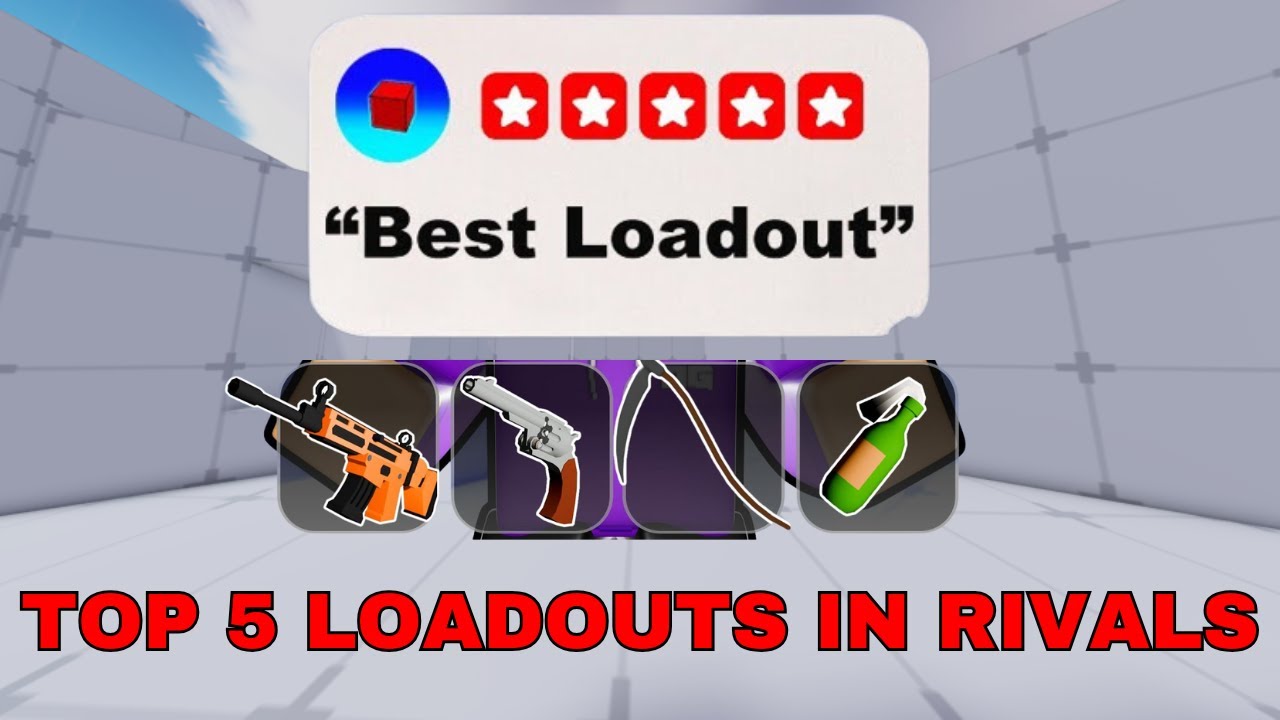 Top 5 Loadouts In Rivals Youtube