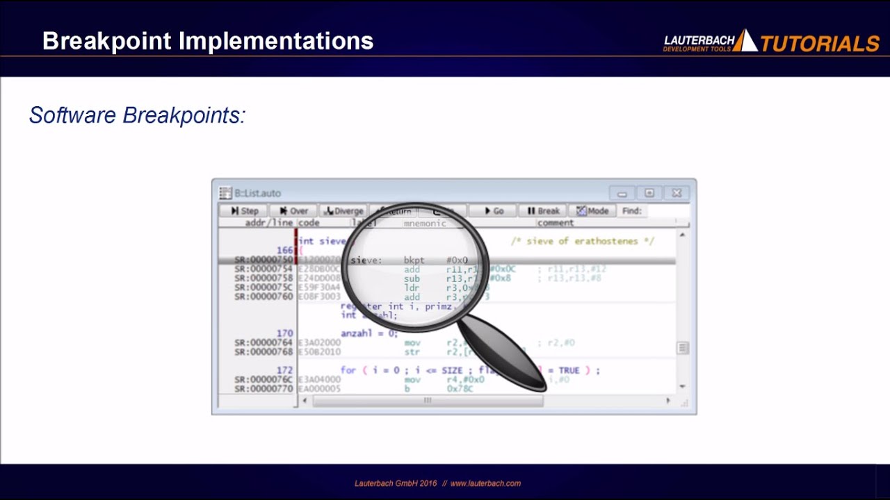 Using Breakpoints In Trace32 Part 1 Youtube