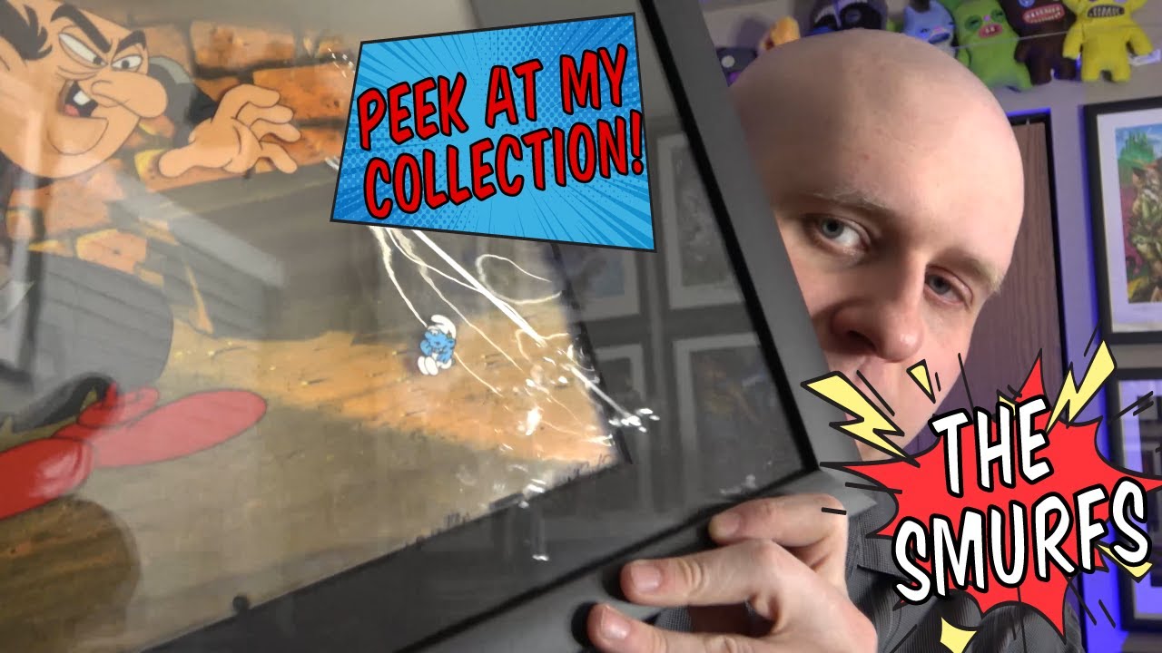 Animation Art Tour Let S Look At My Collection From The Smurfs Youtube