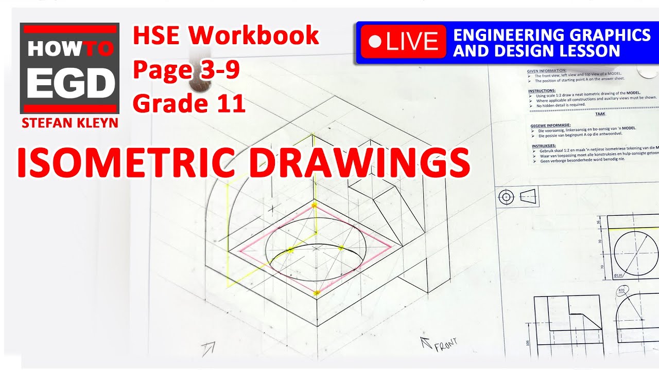 How To Draw An Isometric Drawing Hse Page 3 9 Grade 11 Youtube