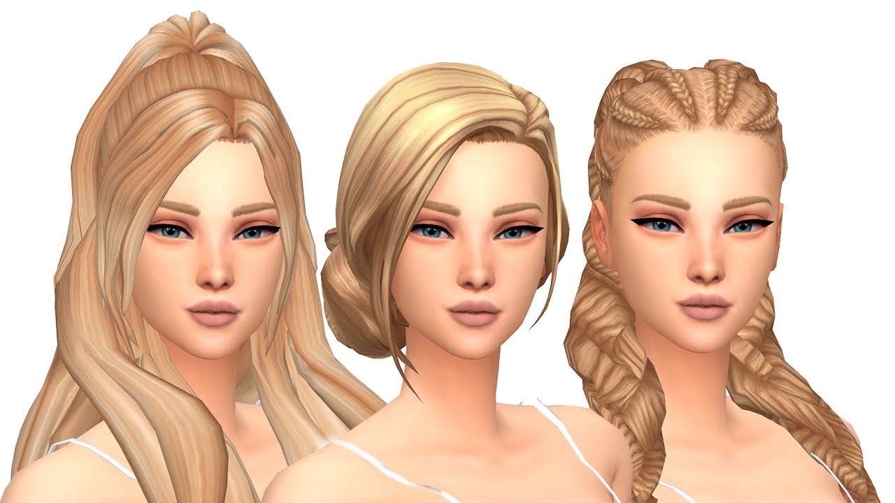 Sims 4 Cc Hair Maxis Match Pack 2024 Hairstyles Ideas