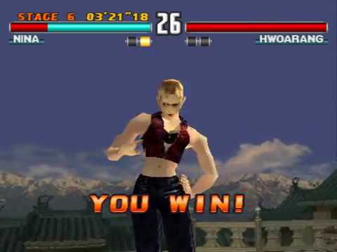 Tekken 3 Nina Williams Arcade Mode Youtube
