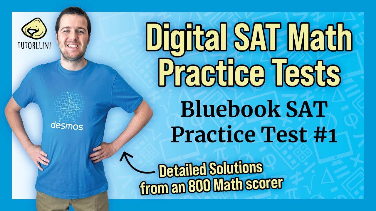 Digital Sat Math Practice Test 1 Youtube