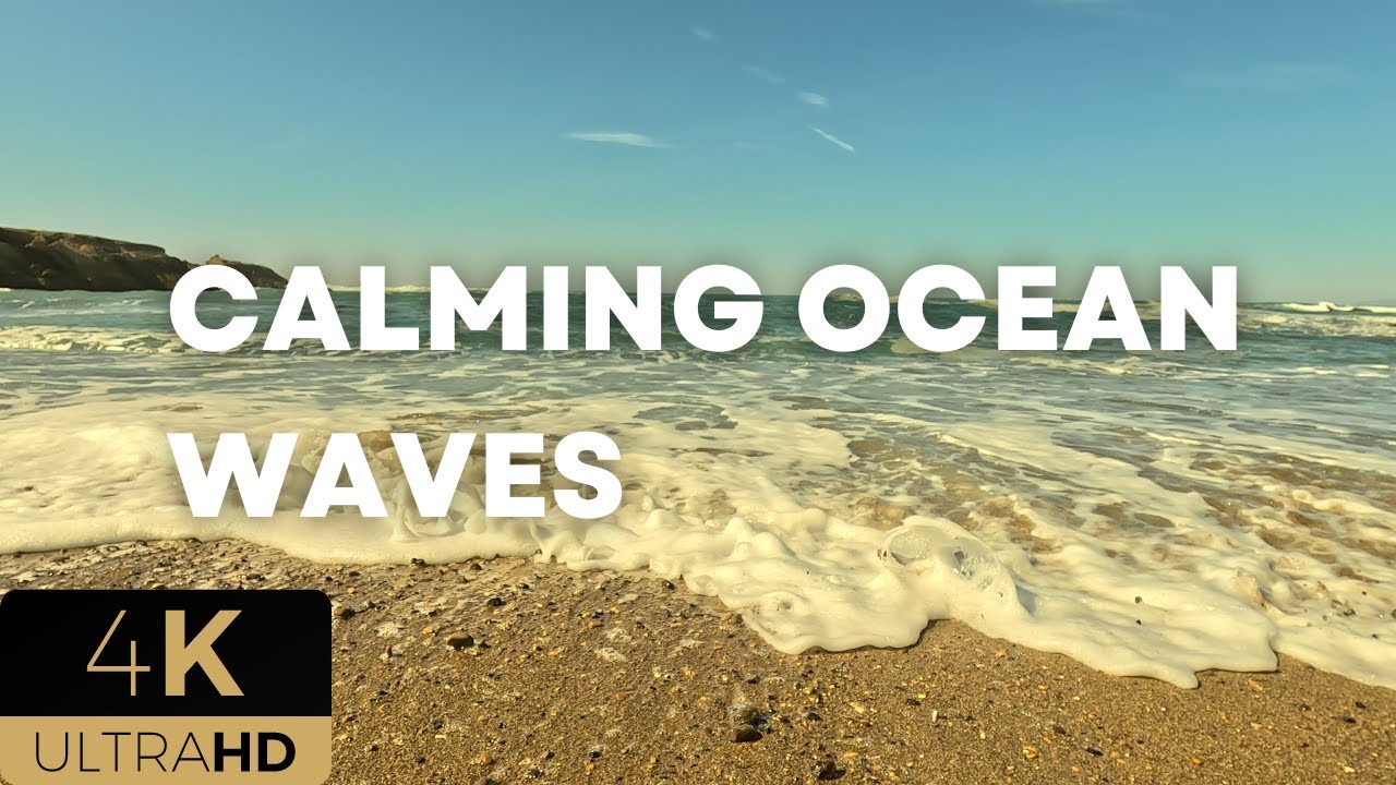 4k Most Relaxing Ocean Waves Sounds Youtube