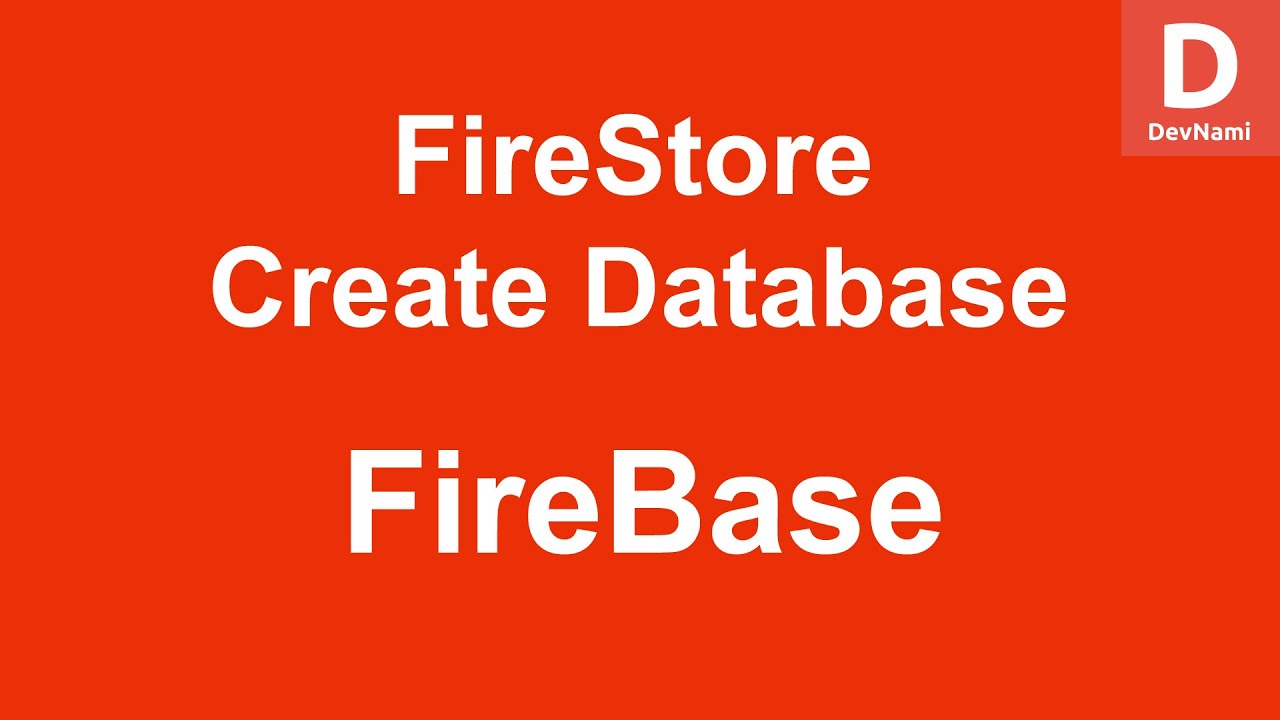Firebase How To Create Cloud Firestore Database Youtube