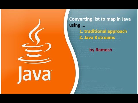 Java Faq 58 Converting List To Map Using Java 8 Streams Youtube
