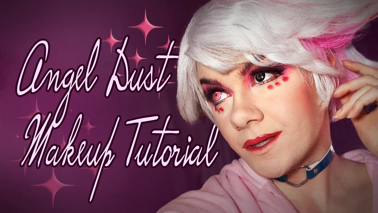 Angel Dust Hazbin Hotel Makeup Tutorial Youtube