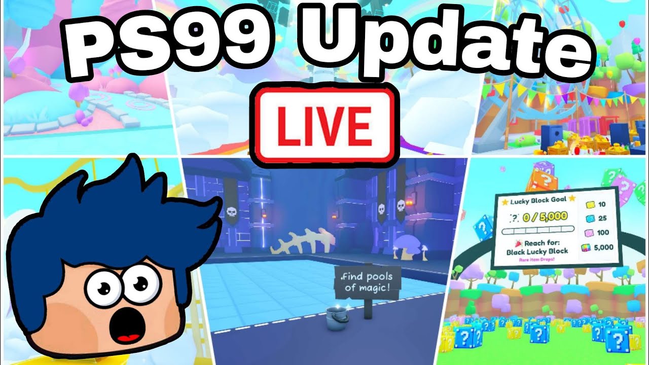 First Big Ps99 Update Live Roblox Youtube