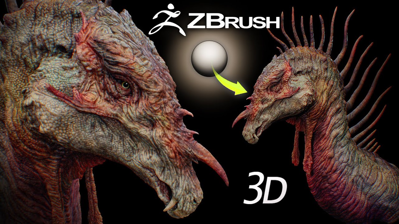 Mythical Creature Sculpting In Zbrush Timelapse 3d Youtube