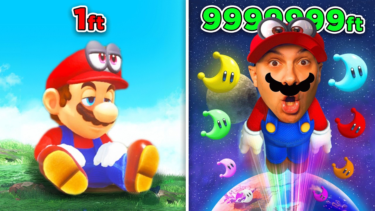 Every Moon Makes Mario Jump Higher In Super Mario Odyssey Youtube