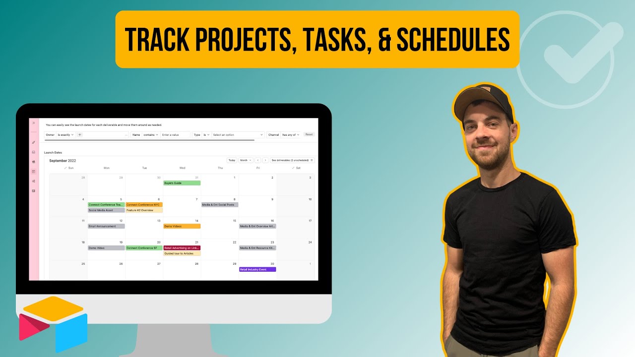 How To Track Project Management Scheduling In Airtable Youtube