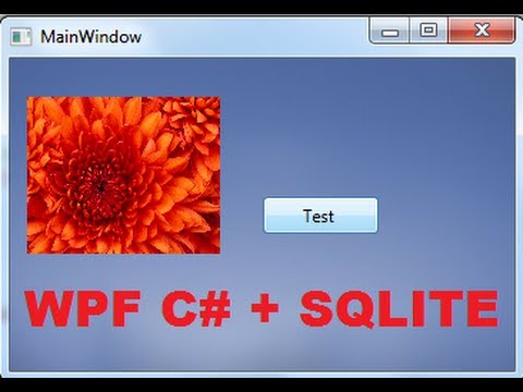 C Wpf Tutorial 3 Sqlite Database Connection With Wpf C Part 1 2