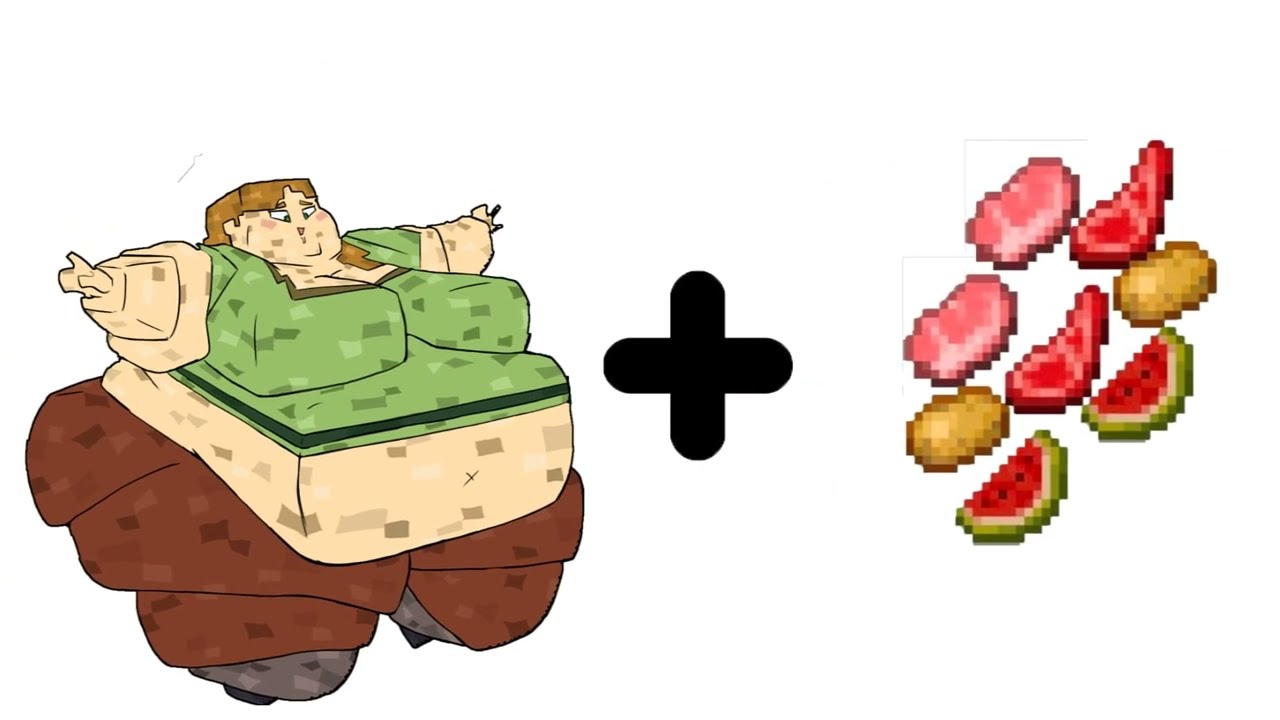 Minecraft Fat Alex So Many Minecraft Food Minecraft Fat