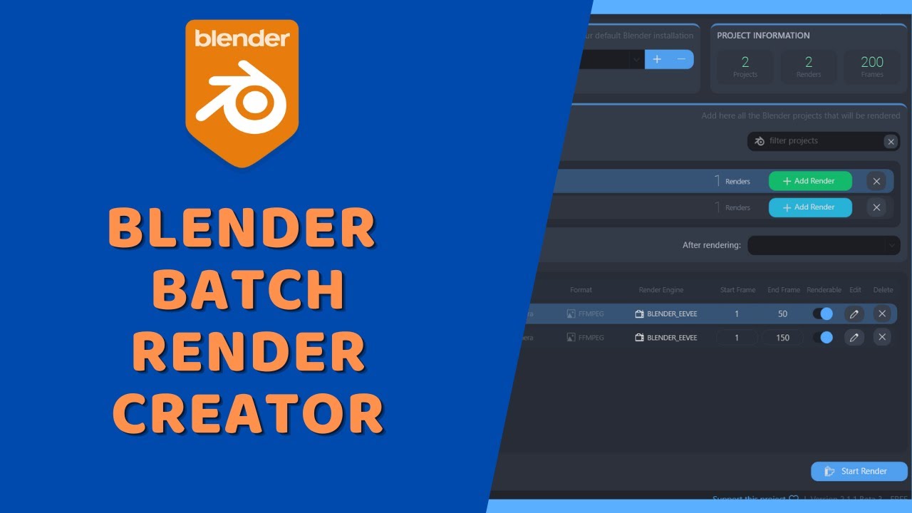 Blender Batch Render Scenes At Sandra Eyre Blog