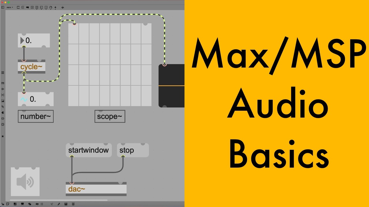 Intro To Audio Max Msp Tutorial Youtube