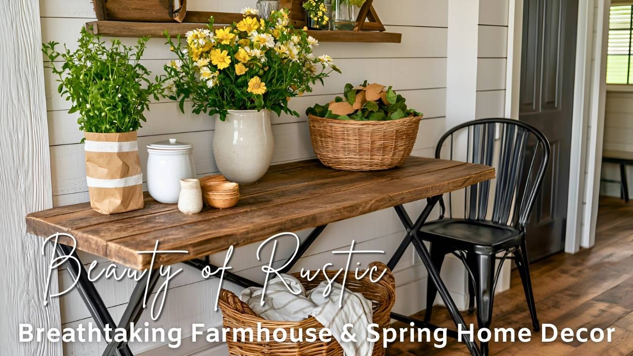 Timeless Spring Elegance Breathtaking Farmhouse Rustic Home Decor