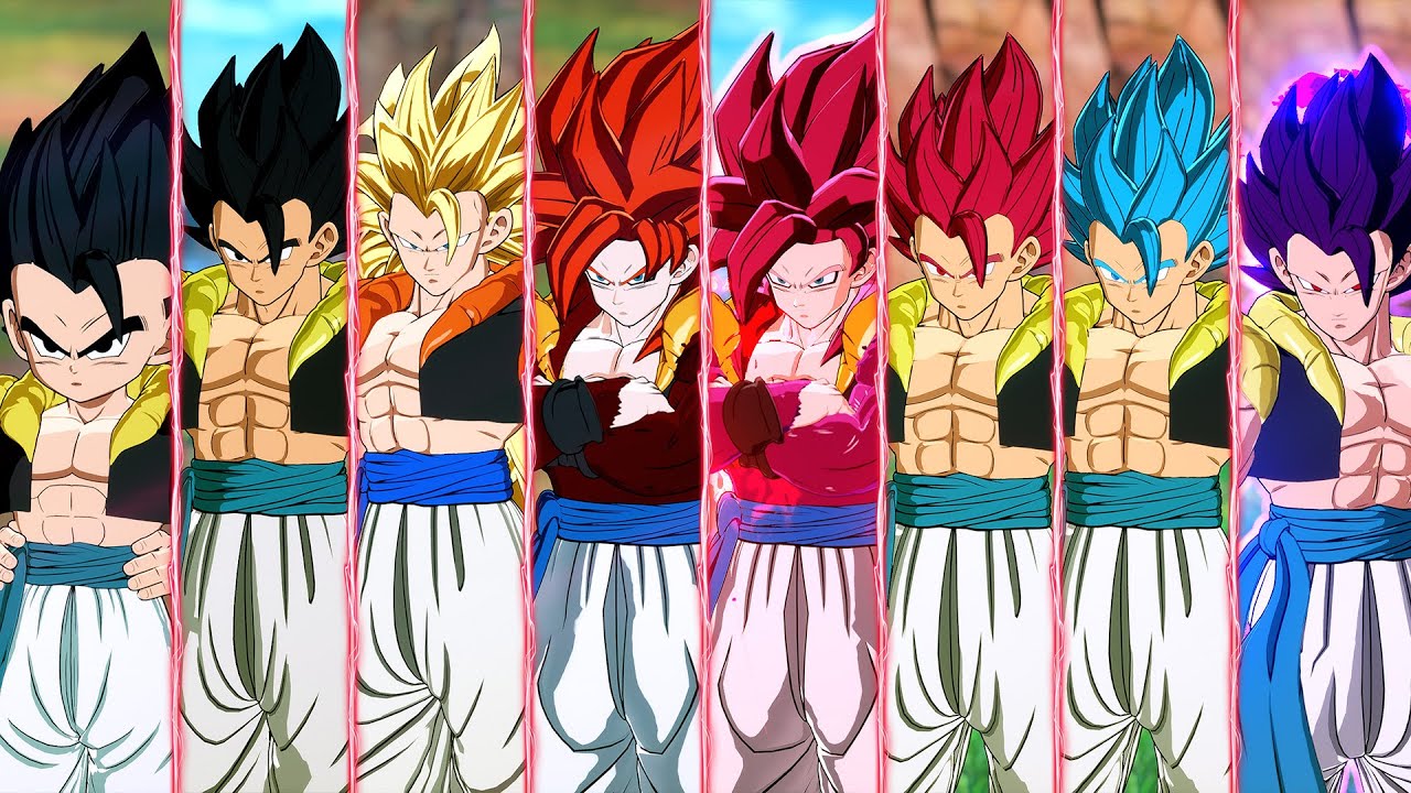 Gogeta All Forms And Transformations Official Mods Dragon Ball