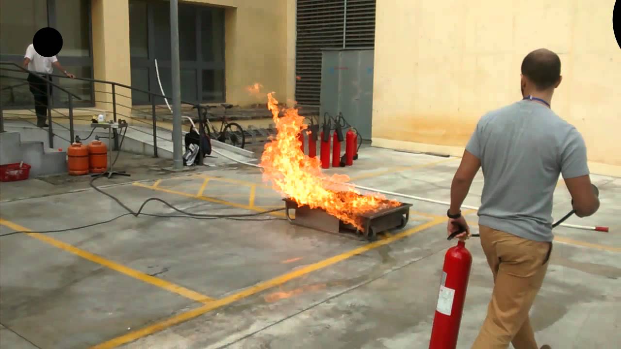 Utilización Extintor Co2 Youtube