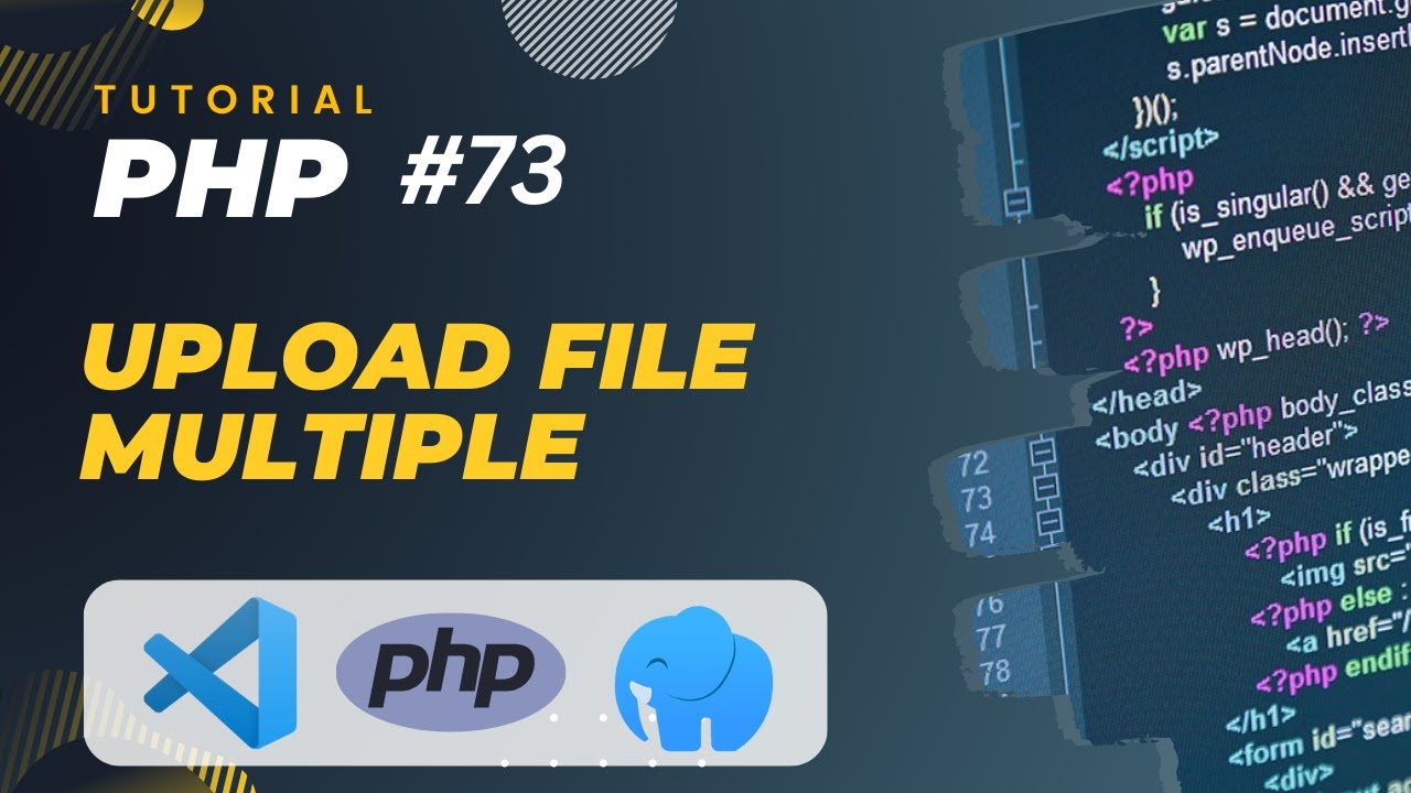 Php Tutorial 73 Upload File Multiple Youtube