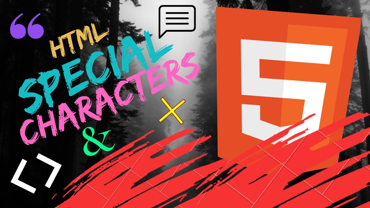 Special Characters Html Youtube