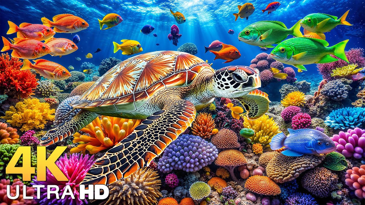 Amazing 4k Ocean Adventure Dive Deep And Marvel At Sea Animal In The