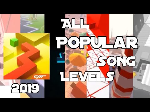 Dancing Line All Popular Song Levels Youtube