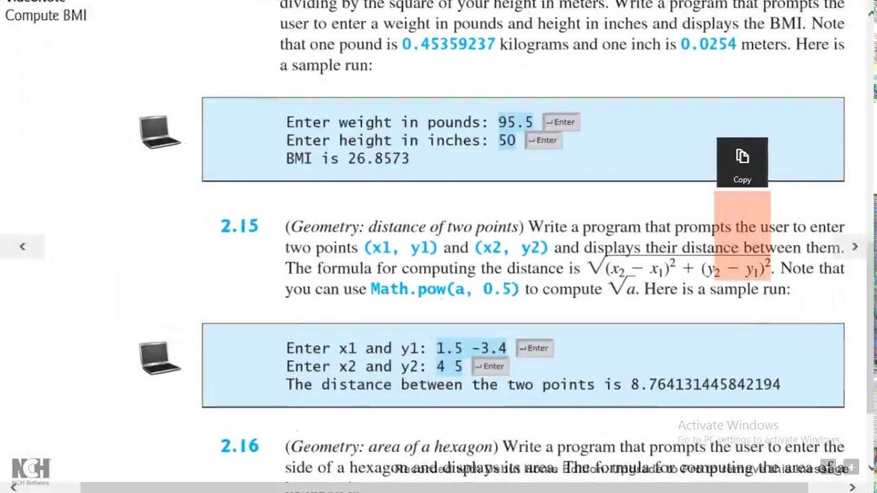 Introduction To Java Programming Exercise 2 15a Youtube
