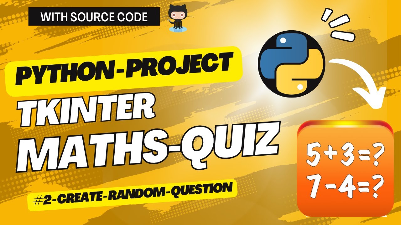 Create Random Question Math Quiz Using Python Tkinter 2 Youtube