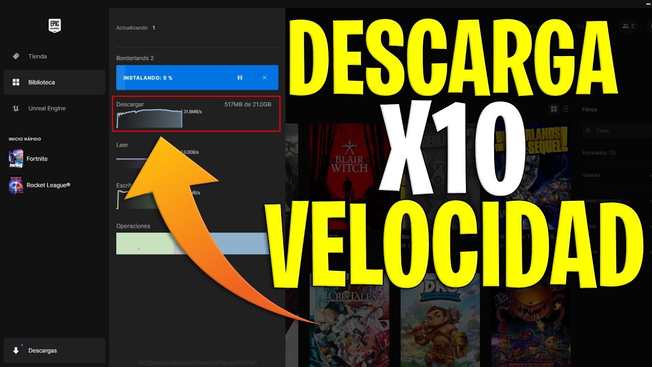 Como Hacer Que Epic Gamesрџ Descargue Mas Rapidoрџљђ Actualizaciones