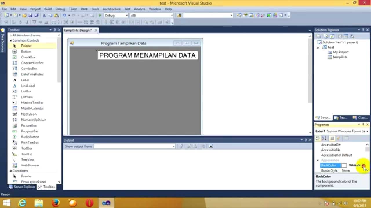 Tutorial Visual Basic 2008 2010 Bahasa Indonesia 1 Pengenalan Vb Youtube