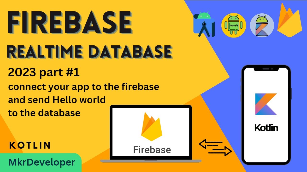 How To Connect Your App To The Firebase Android Studio Kotlin Youtube