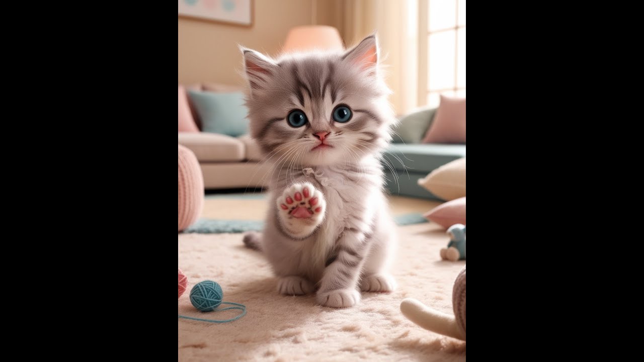 Adorable Kitty Song For Kids Sing And Dance With The Cute Cat