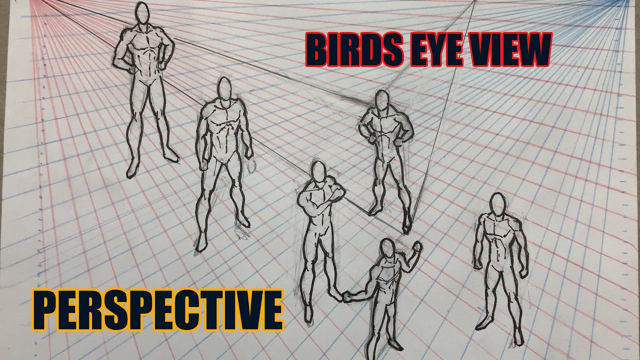 Learning To Draw In Perspective The Birds Eye View Youtube