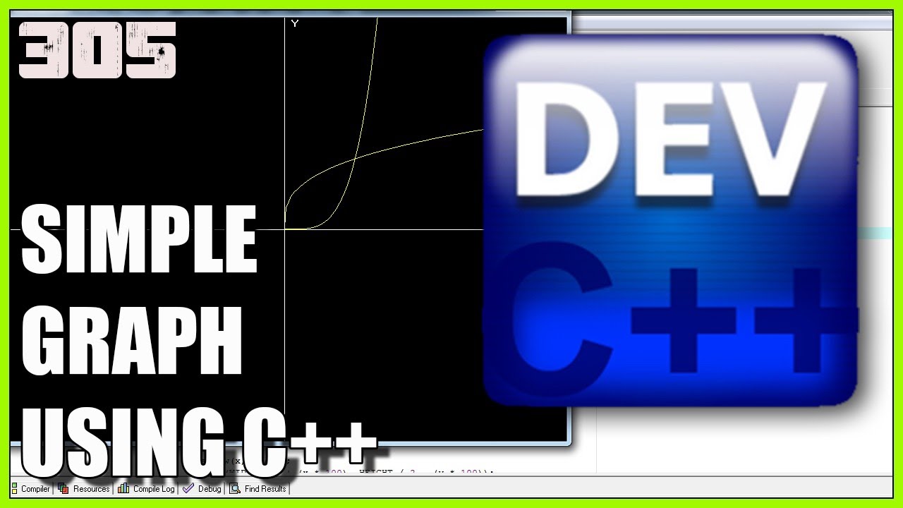 C Programming How To Draw Graph Using Graphics H Youtube