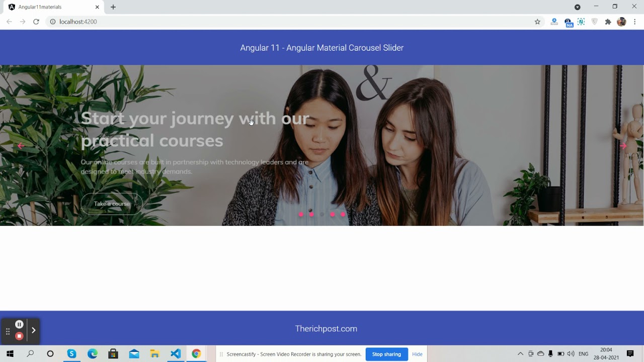 Angular Material Image Carousel Coopgaret