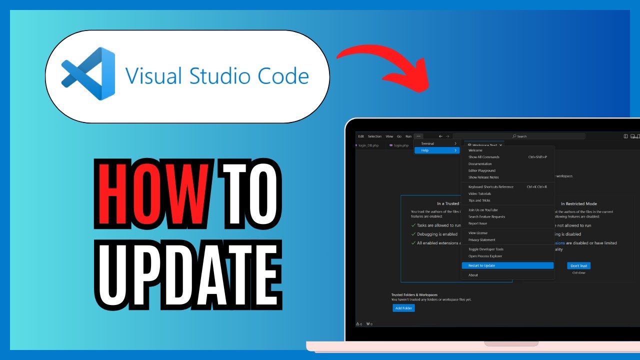 How To Update Visual Studio Code 2024 Youtube