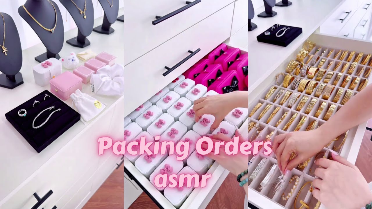 Packing Orders Asmr Version Small Business Youtube