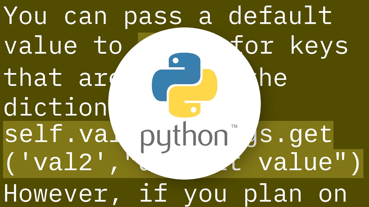 Proper Way To Use Kwargs In Python Youtube