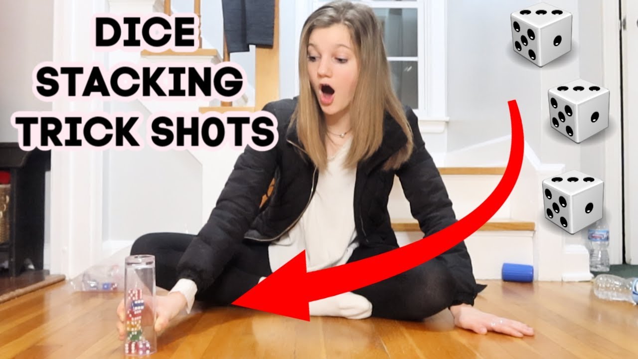 Recreating That S Amazing S Dice Stacking Trick Shots Match Up Youtube